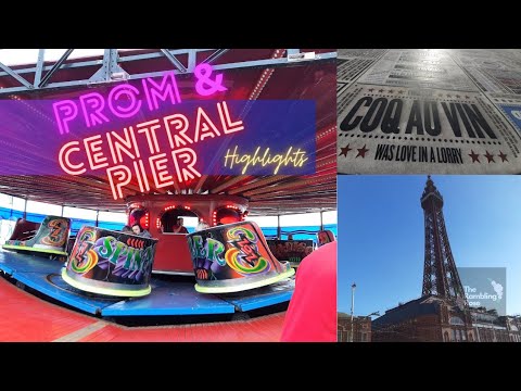 Blackpool Prom & Fun on Central Pier! (Waltzer POV) - YouTube