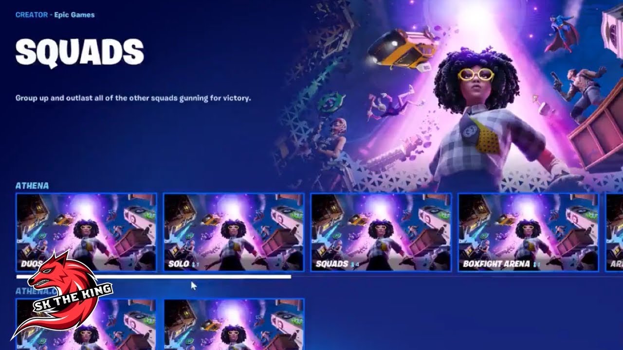 Early First Look At Fortnite New Mode Playlist Selection Screen! - YouTube