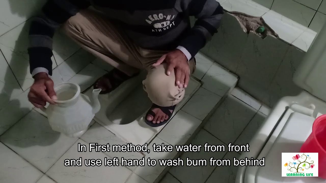 How to use Eastern Toilet | How to use Asian Squat Toilet [Urdu/hindi ...