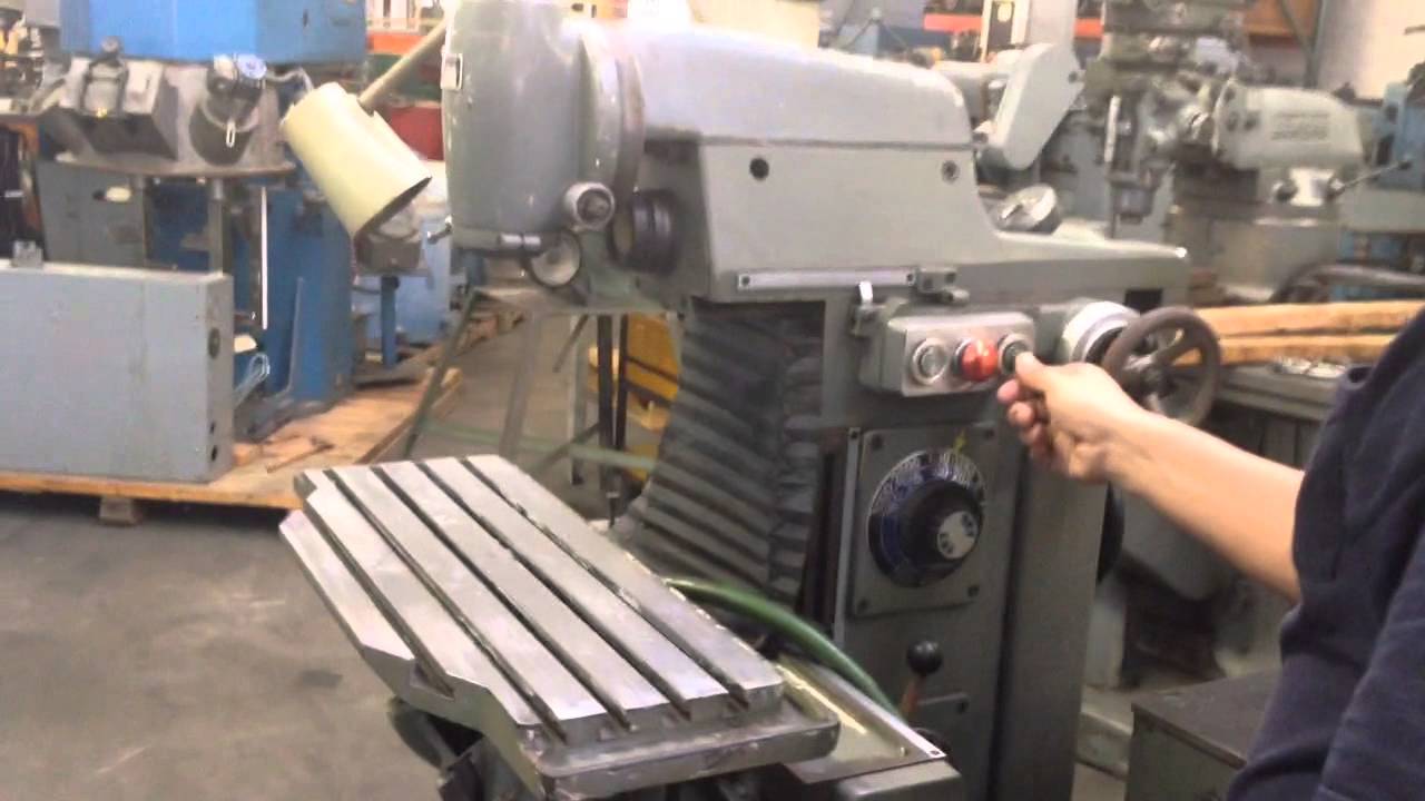 Deckel Model FP-1 Universal Vertical Milling Machine - YouTube