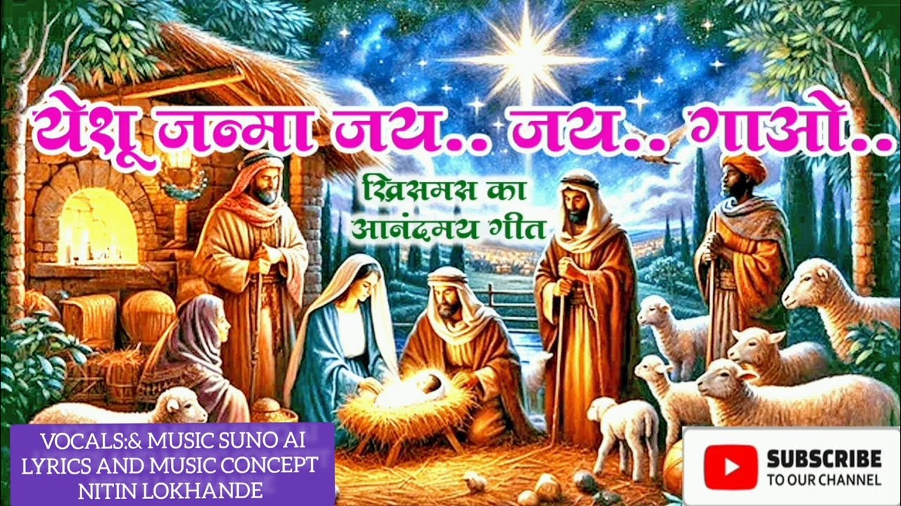 Yeshu Janma Jai Jai Gavo, christmas special song - YouTube