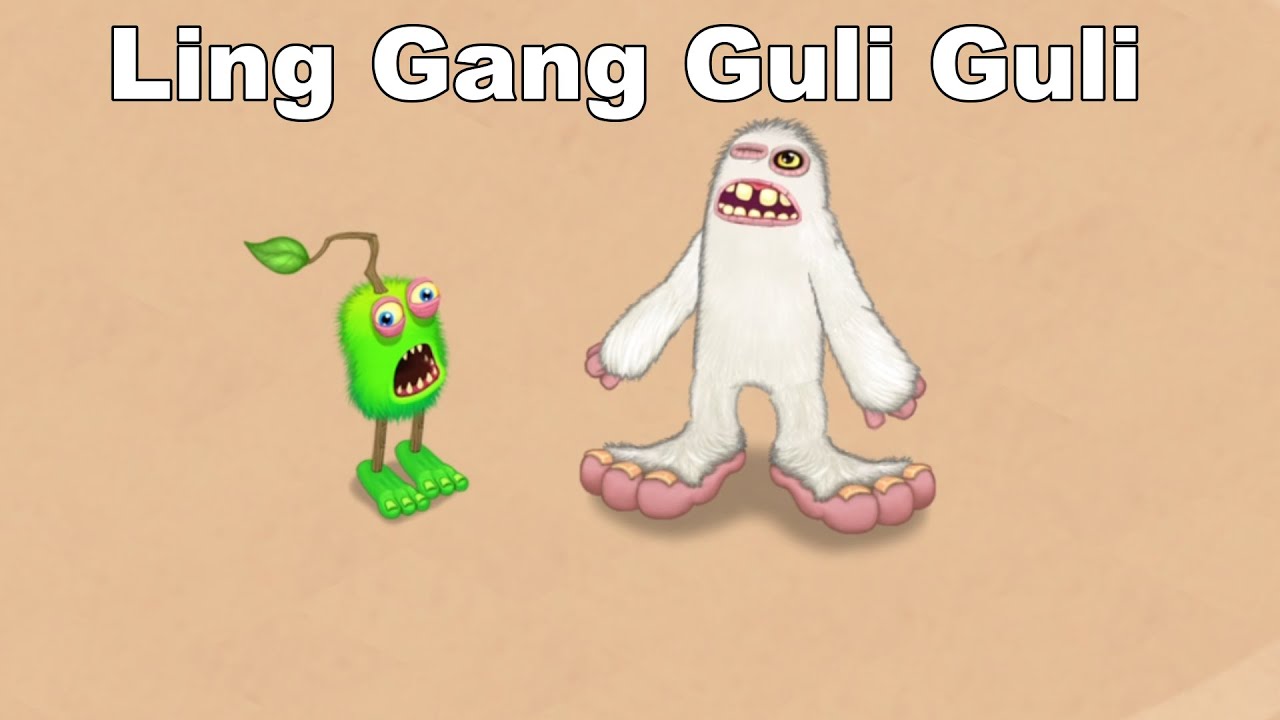 Ling Gang Guli Guli but recreated in My Singing Monsters - YouTube