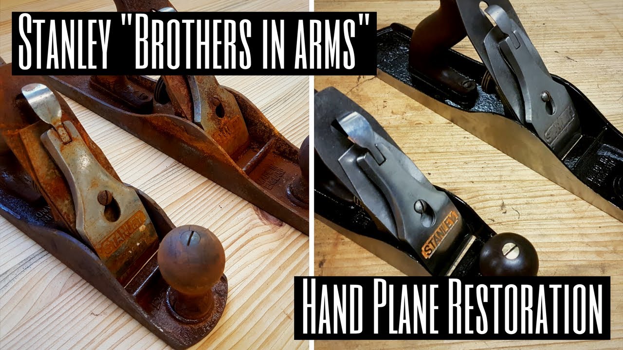Stanley "Brothers In Arms" Hand Plane Restoration - YouTube
