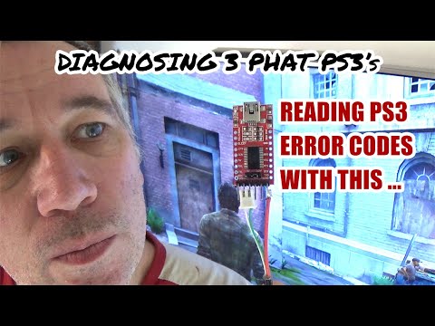 PS3 YLOD Diagnostic with an FT232R USB UART Syscon Reader Delidding and ...