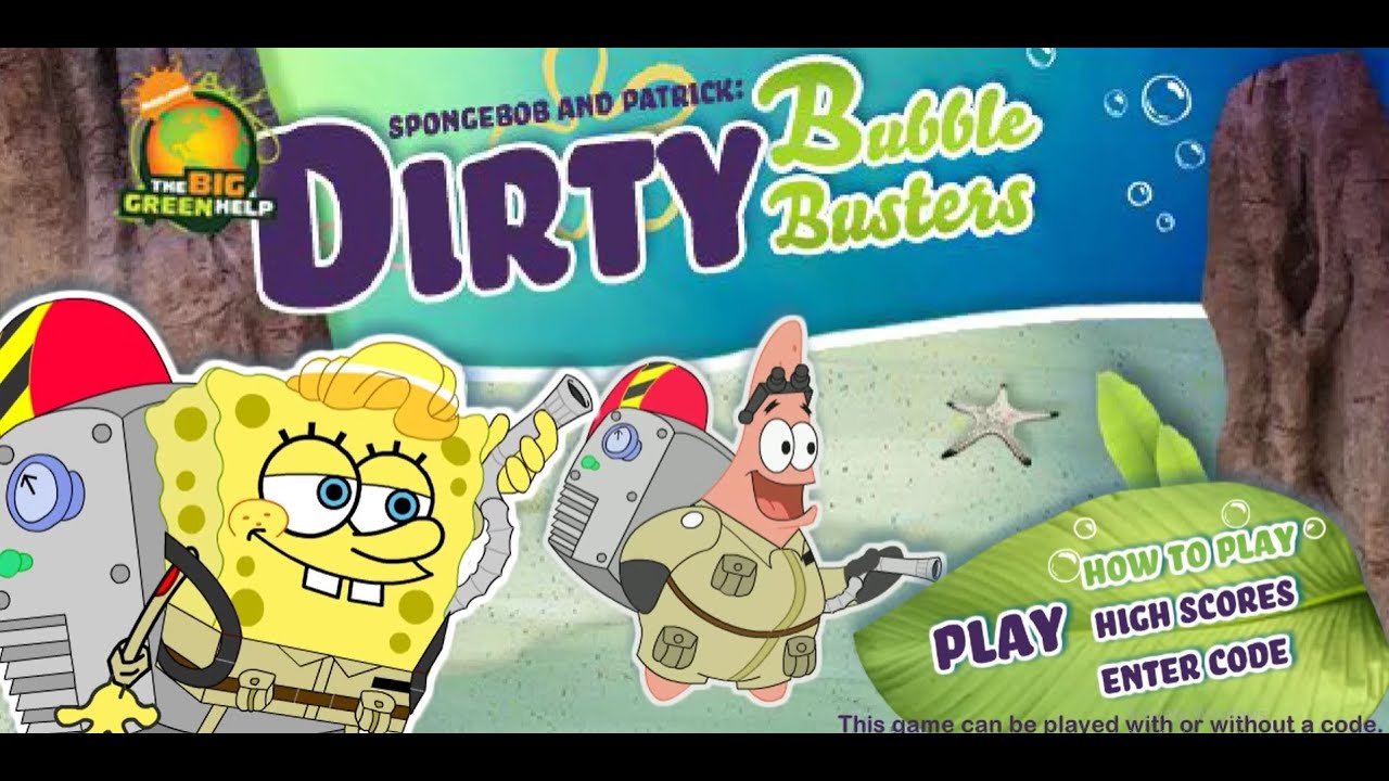 SpongeBob SquarePants: Dirty Bubble Busters - YouTube