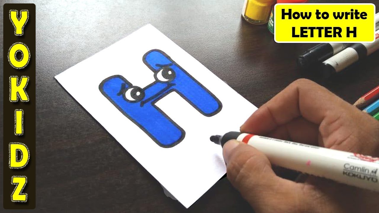 ABC WRITING FOR CHILDREN | HOW TO WRITE LETTER H | #ALPHABET - YouTube