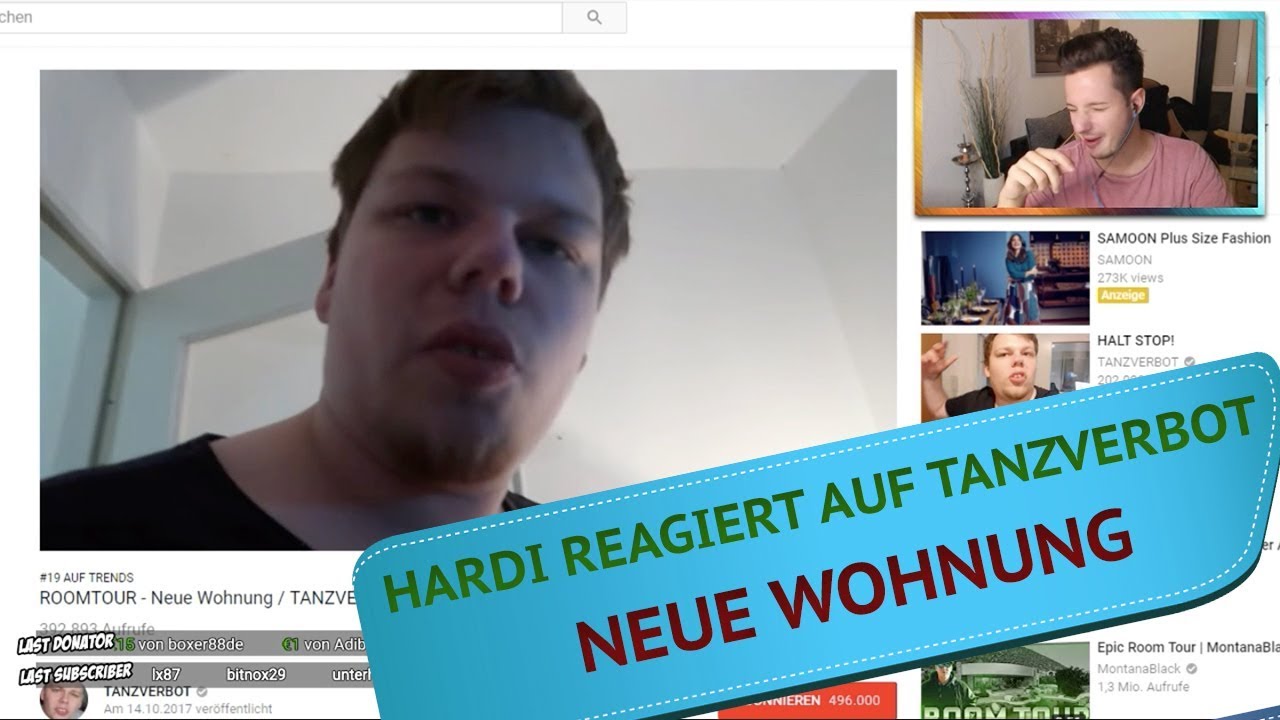 DER HARDI reagiert auf TANZVERBOT | Neue Wohnung - YouTube
