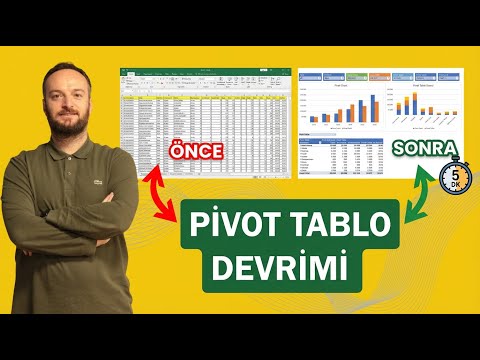 5 Dakikada Excel'de Gerçek Veri Analizi Başla