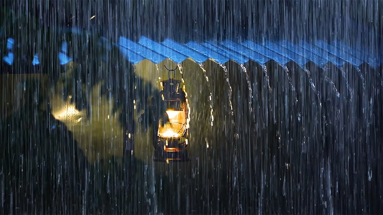 Fall Asleep Fast, Sleep Instantly with Heaving Rain & Powerful Thunder ...