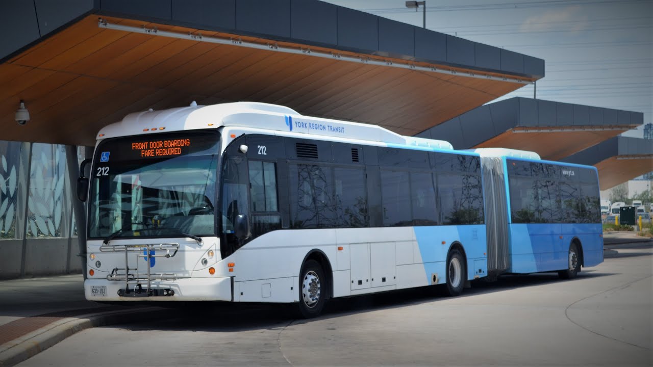 YRT 2005 Van Hool AG300 # 212 (ex VIVA # 5212) ~ Bus Ride on 20 Jane ...