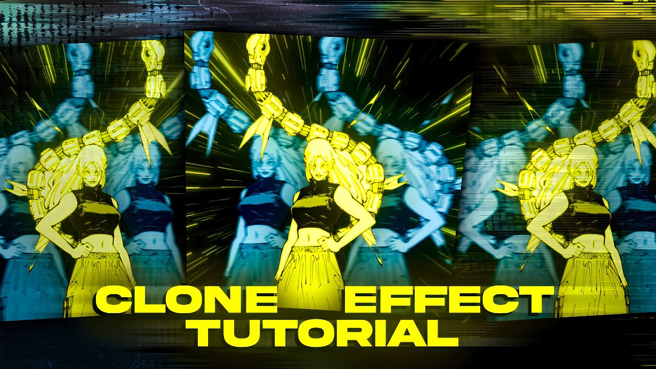 Manga Clone Effect Tutorial | Alight Motion - YouTube