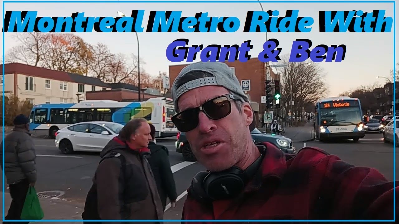 STM METRO RIDE WITH GRANT & BEN ON THE ORANGE LINE 2 IN MONTREAL - YouTube