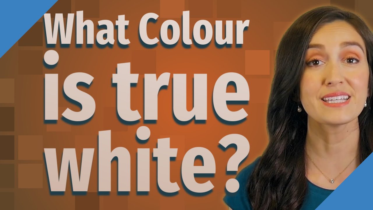 What Colour is true white? - YouTube