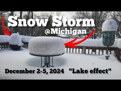 Snow Storm @UpNorth MI - YouTube