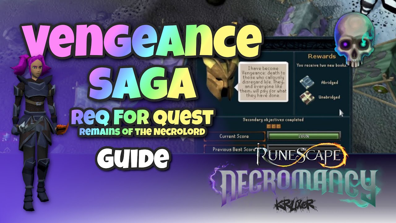 Vengeance Saga - Quick guide | Runescape 3 - YouTube