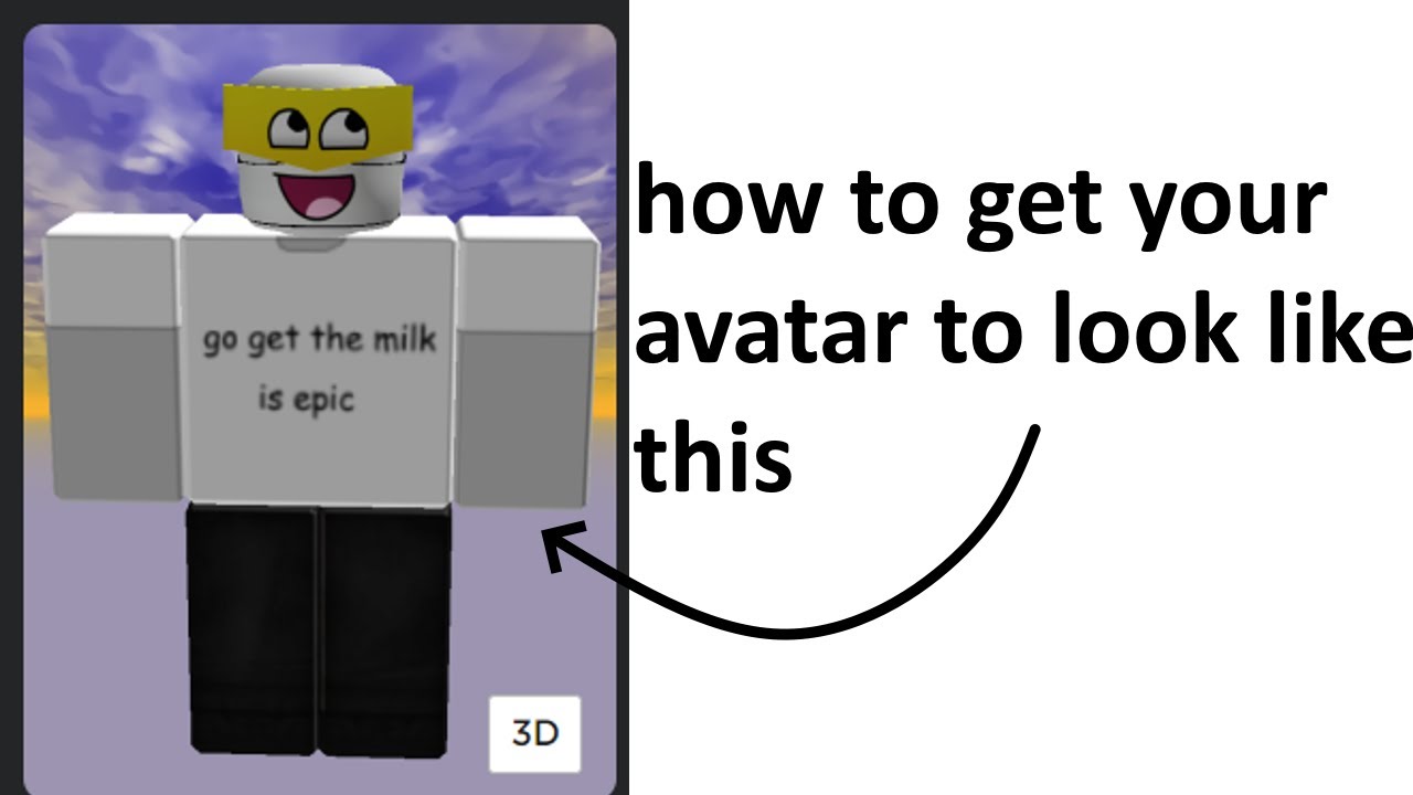 how to make the epic face with UGC items - YouTube