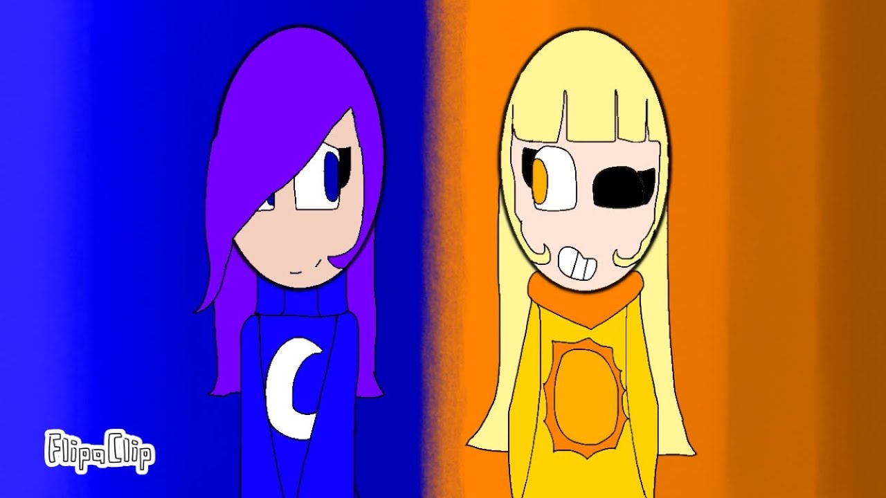 Moon and Sun (New Ocs+Short animation) - YouTube