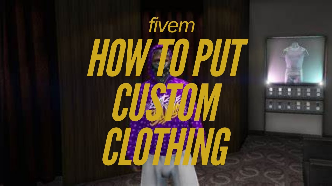 How to add custom cloth in fivem server 2024/2025 WORKING - YouTube