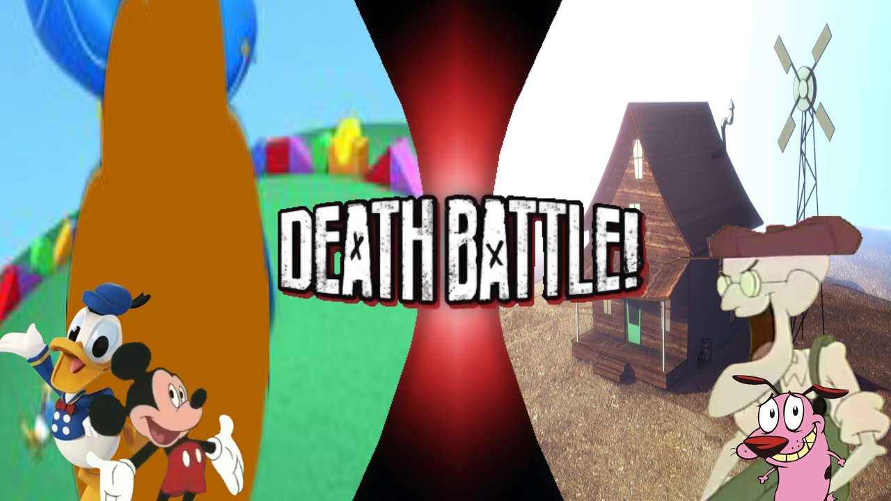 death battle trailer donald duck and mickey mouse vs eustace bagge and ...