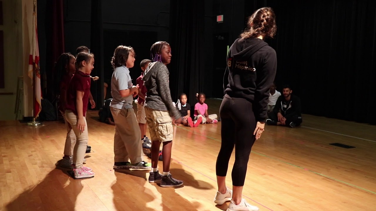 Ballet Hispanico Workshop at Robert Russa Moton Elementary School - YouTube