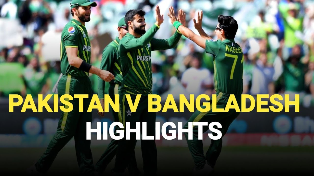 Pakistan V Bangladesh T20 World Cup 2022 Pakistan Semi Final Me