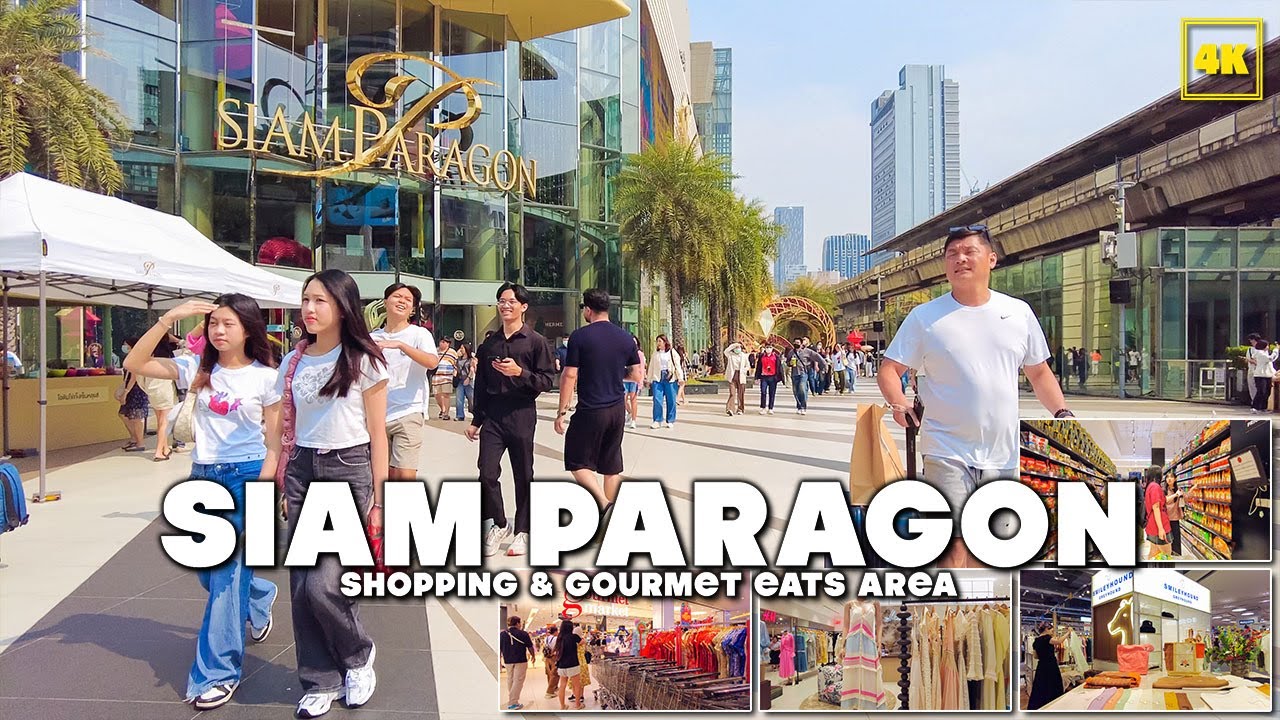 Siam Paragon at Fashion Shops & Gourmet Eats area - YouTube