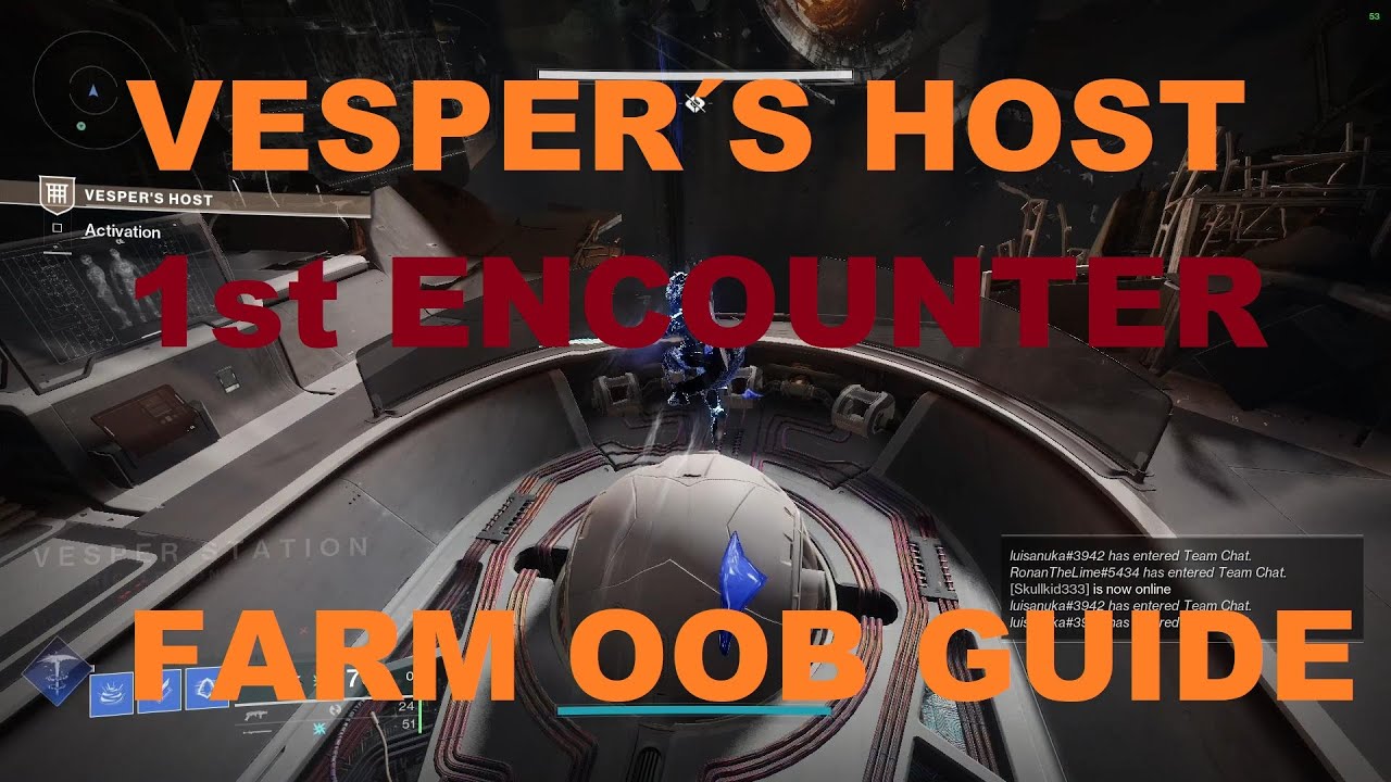 Vesper´s Host 1st encounter skip farm | oob guide - YouTube