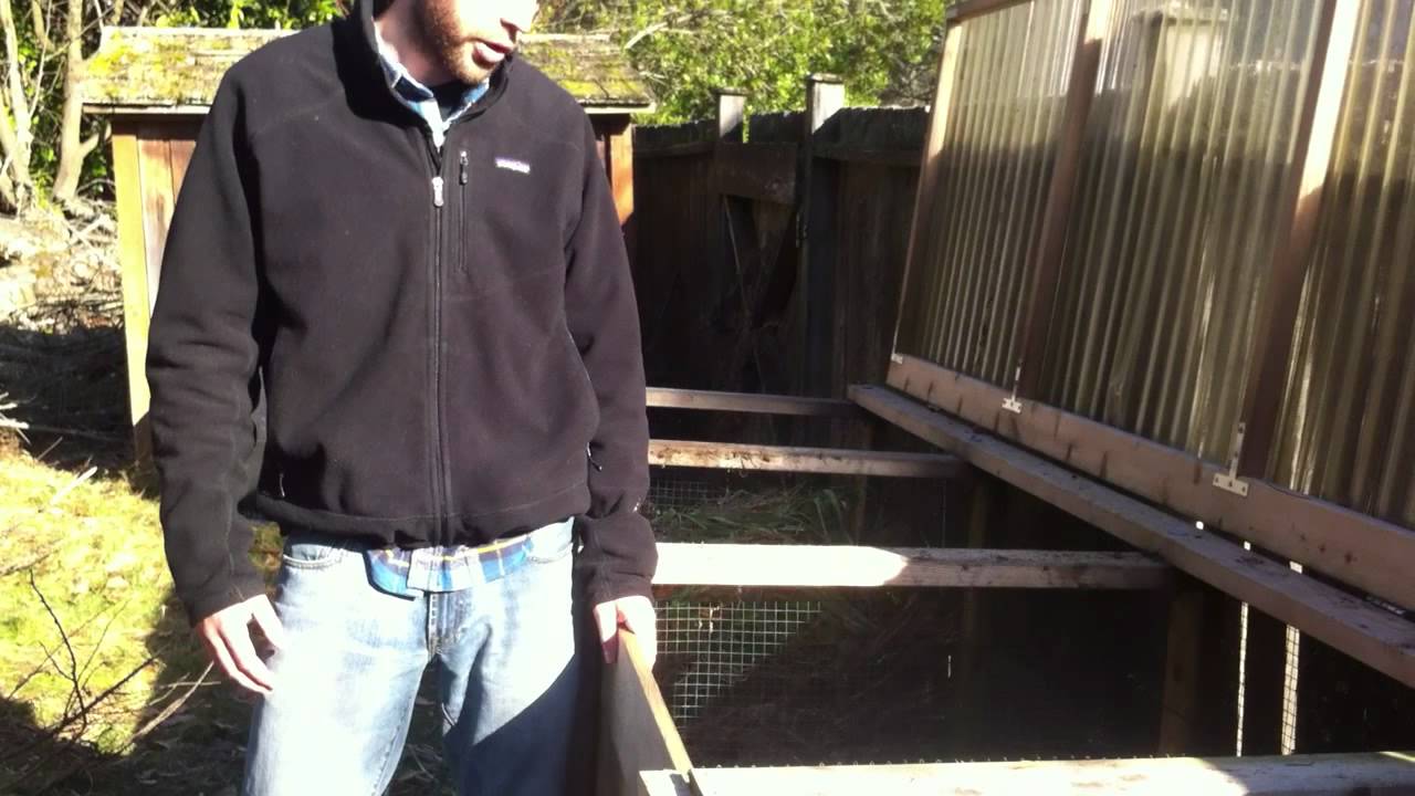 Hand Made 3 Bin Composter - YouTube