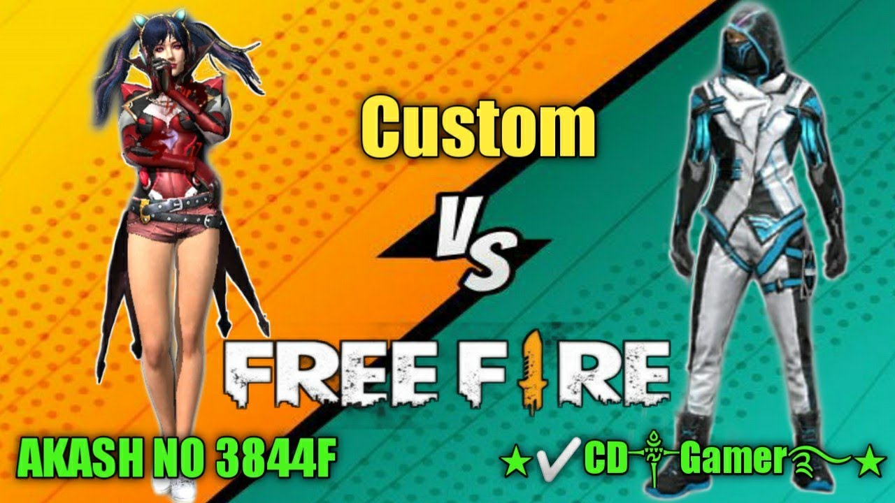 1 vs 1 custom room gameplay free fire | free fire solo vs solo custom ...