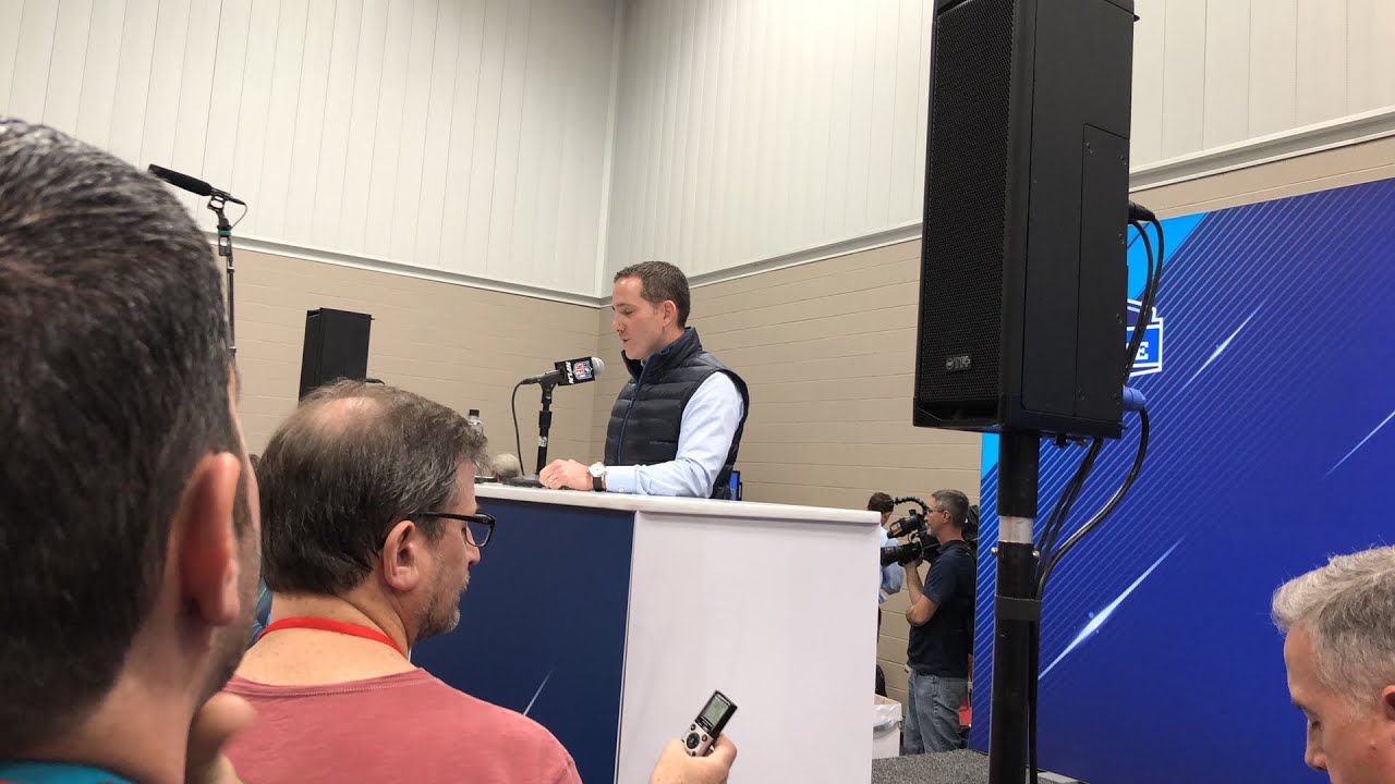 Howard Roseman Philadelphia Eagles GM Livestream At NFL Combine - YouTube