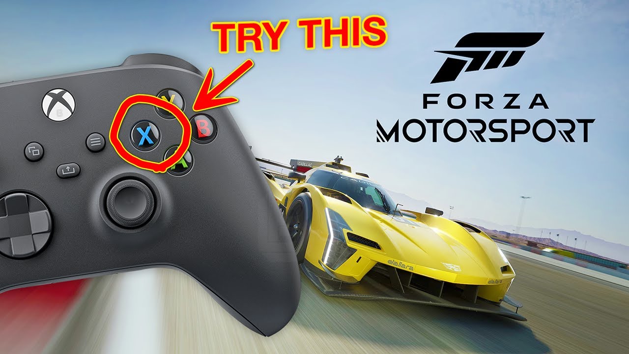 FORZA MOTORSPORT (2023) / CONTROLLER SETTINGS - YouTube
