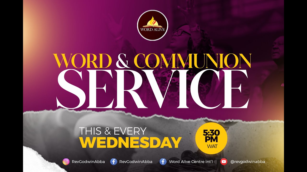 MID-WEEK (WORD AND COMMUNION) SERVICE - YouTube