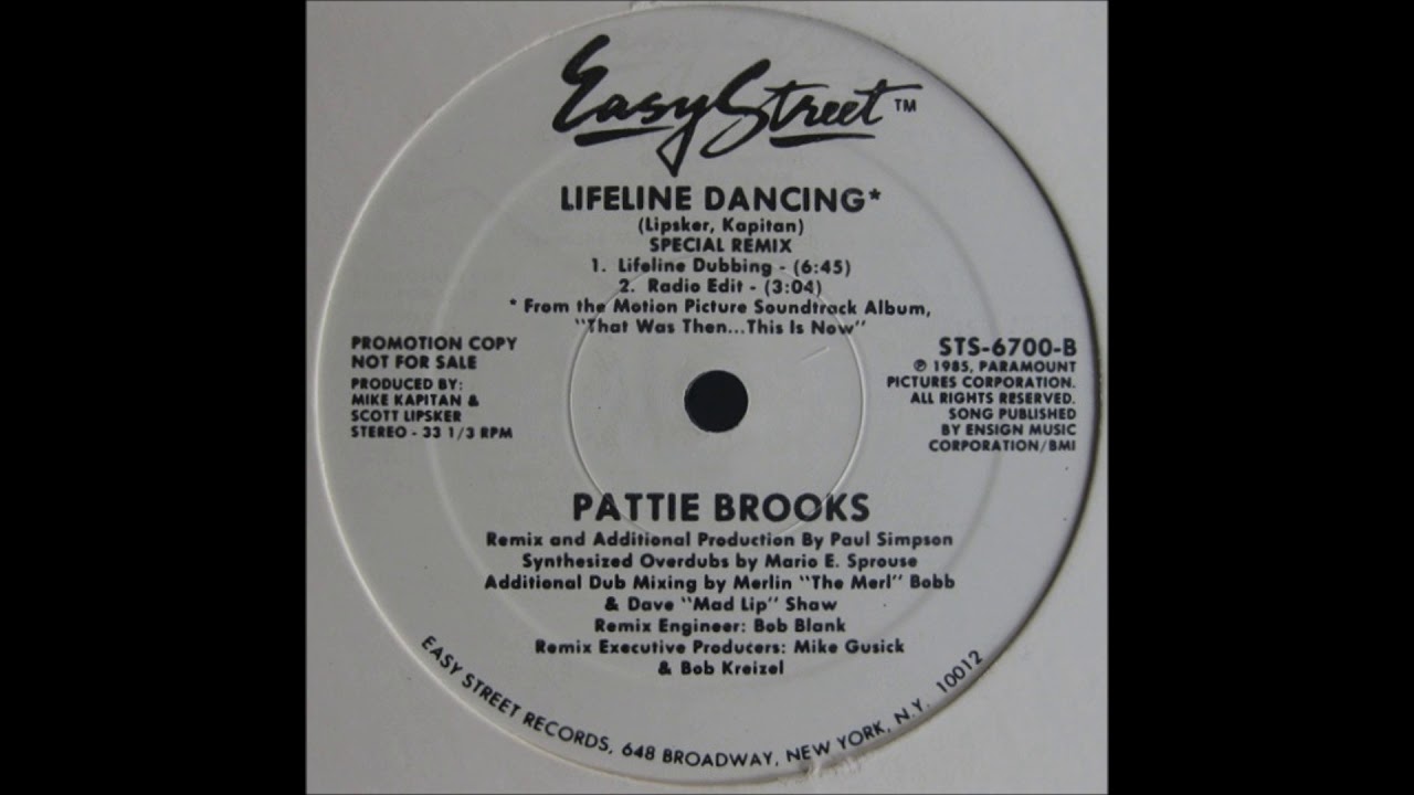 Pattie Brooks - Lifeline Dancing (Radio Edit) - YouTube