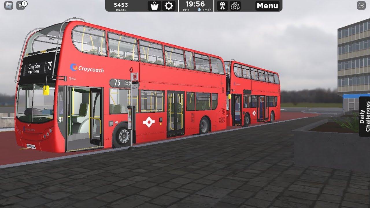 roblox croydon enviro 400 voith + hybrid review - YouTube