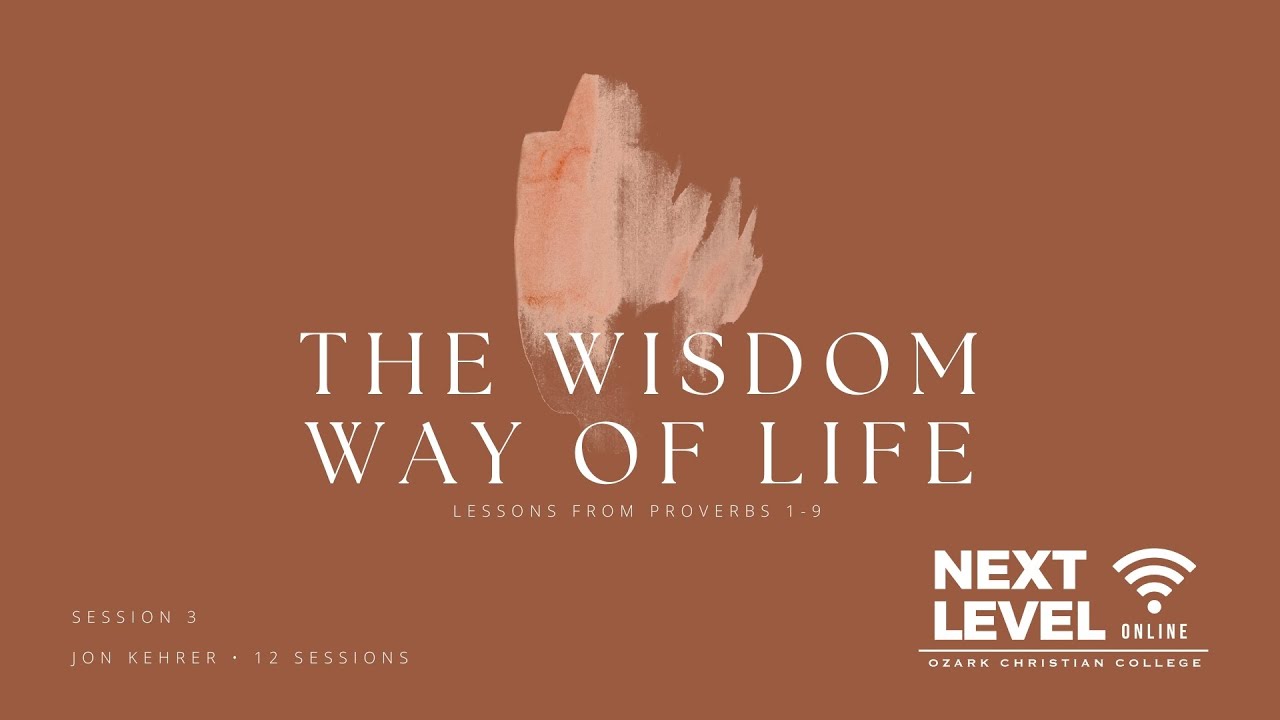 The Wisdom Way of Life - Session 3: Lesson 2: Keep to the Good Path by Jon Kehrer - YouTube