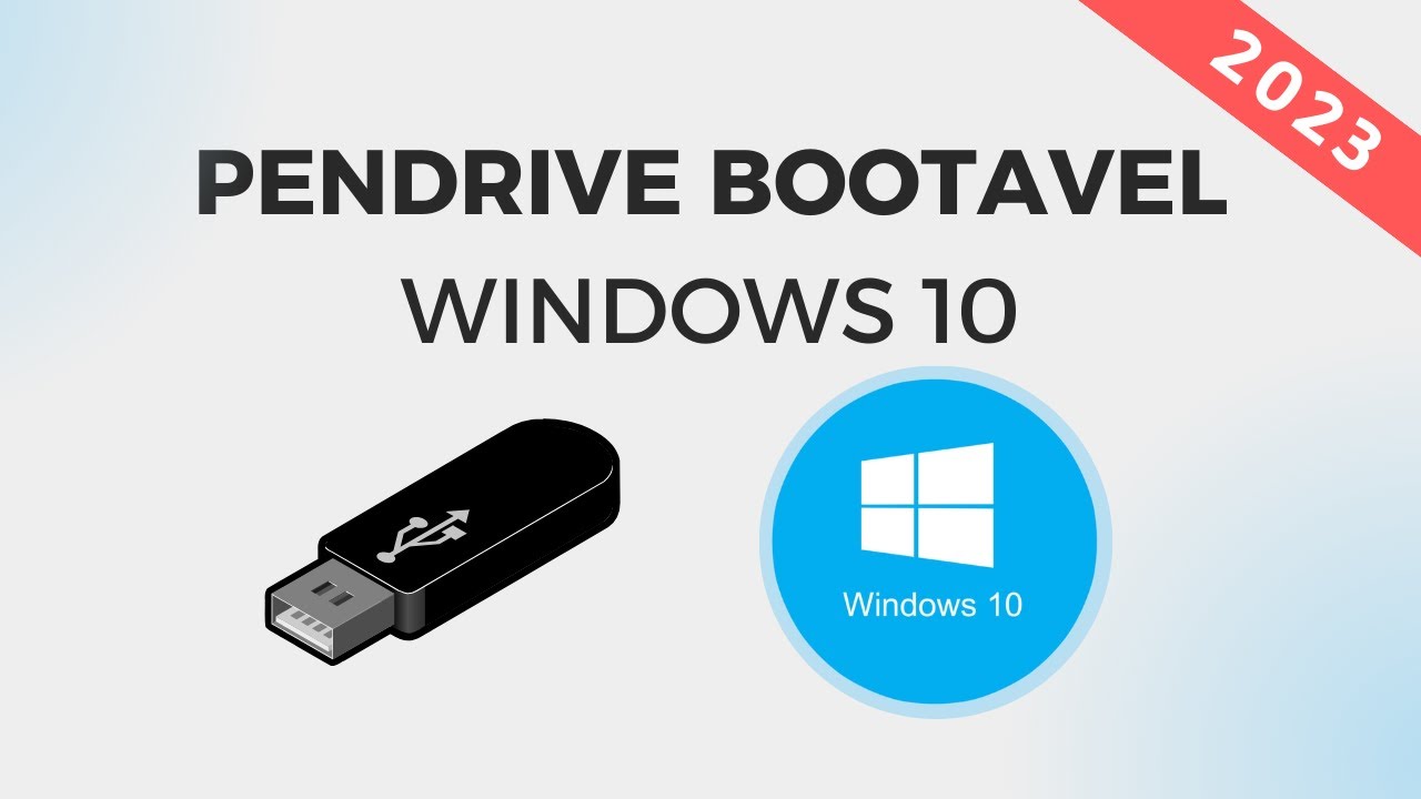 Como criar um pendrive bootavel win10 - fazendo download e instalação ...