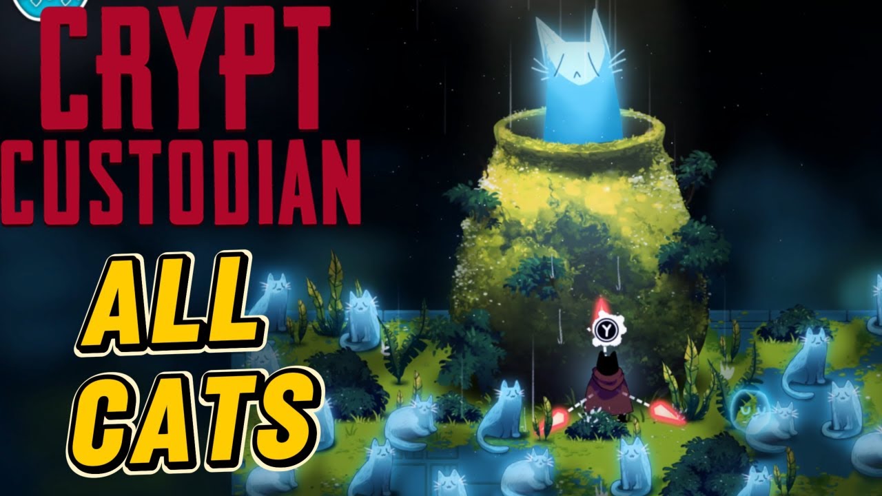 Crypt Custodian All Cats Locations - YouTube