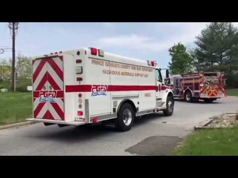 Prince George’s County (PGFD) Engine 841 & HazMat Support Unit 841 ...