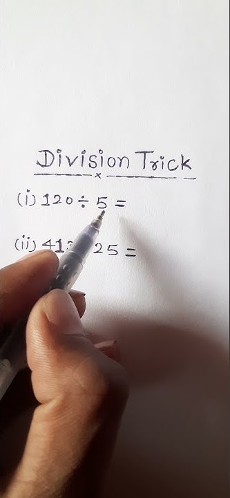 division trick in Hindi| divide karne ka asan tarika|maths short tricks|#Short 25 se or 5 ...