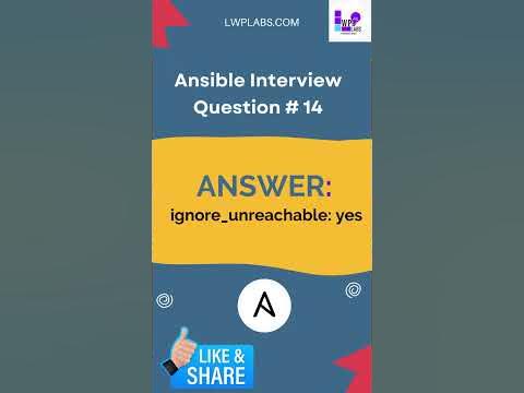 Ansible Q&A - #part14 #ansibleinterviewquestions #lwplabs #realtimeprojects #devopstutorial # ...