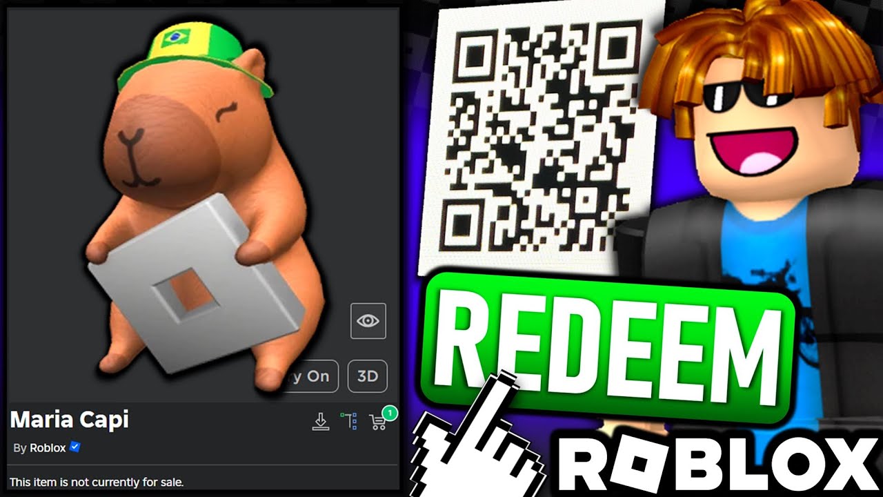 FREE CODE ACCESSORY!? HOW TO GET Maria Capi (ROBLOX gamescom 2024) - YouTube