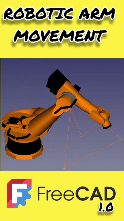Robotic Arm in FreeCAD 1.0 #FreeCAD #Robotics #CAD #cadsoftware - YouTube