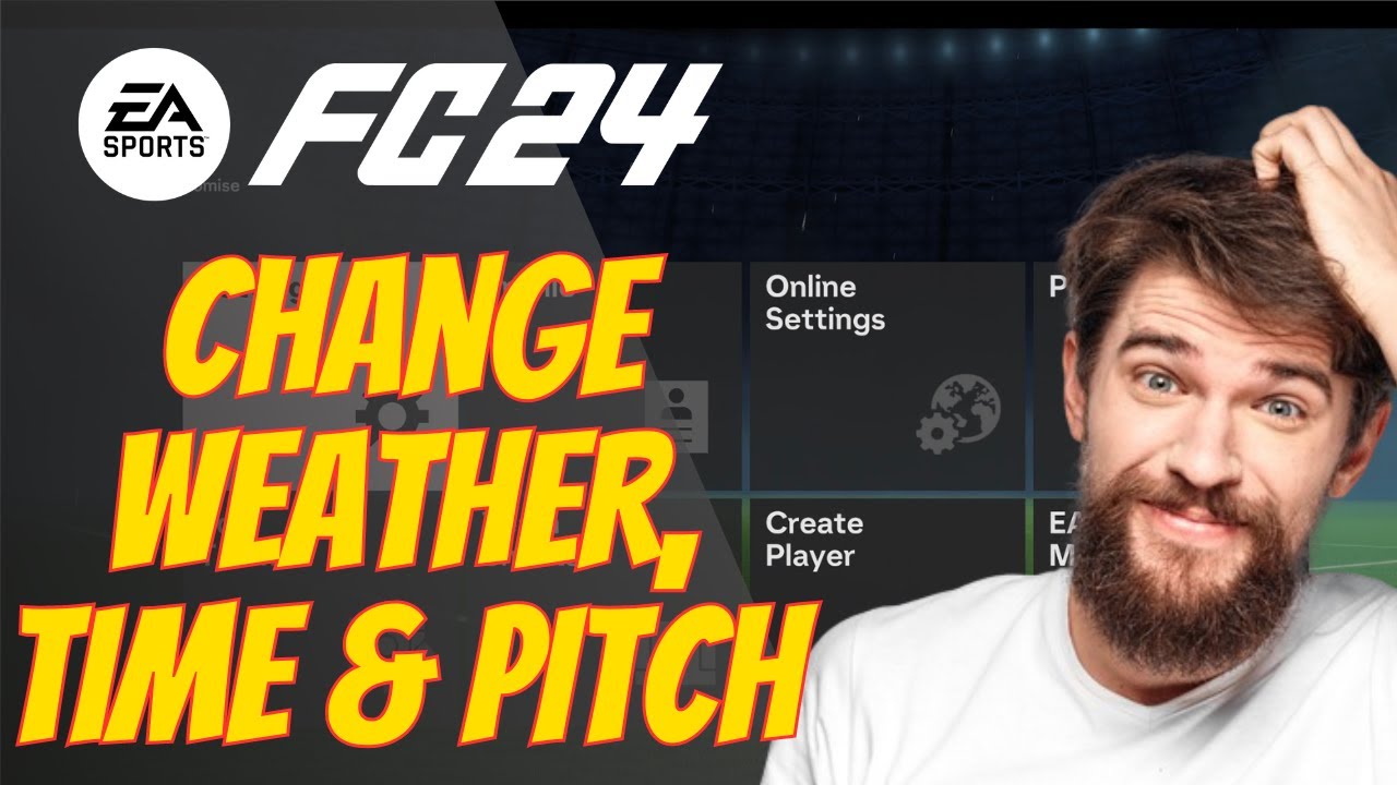 How to Change WEATHER / TIME / PITCH in FC 24? - YouTube