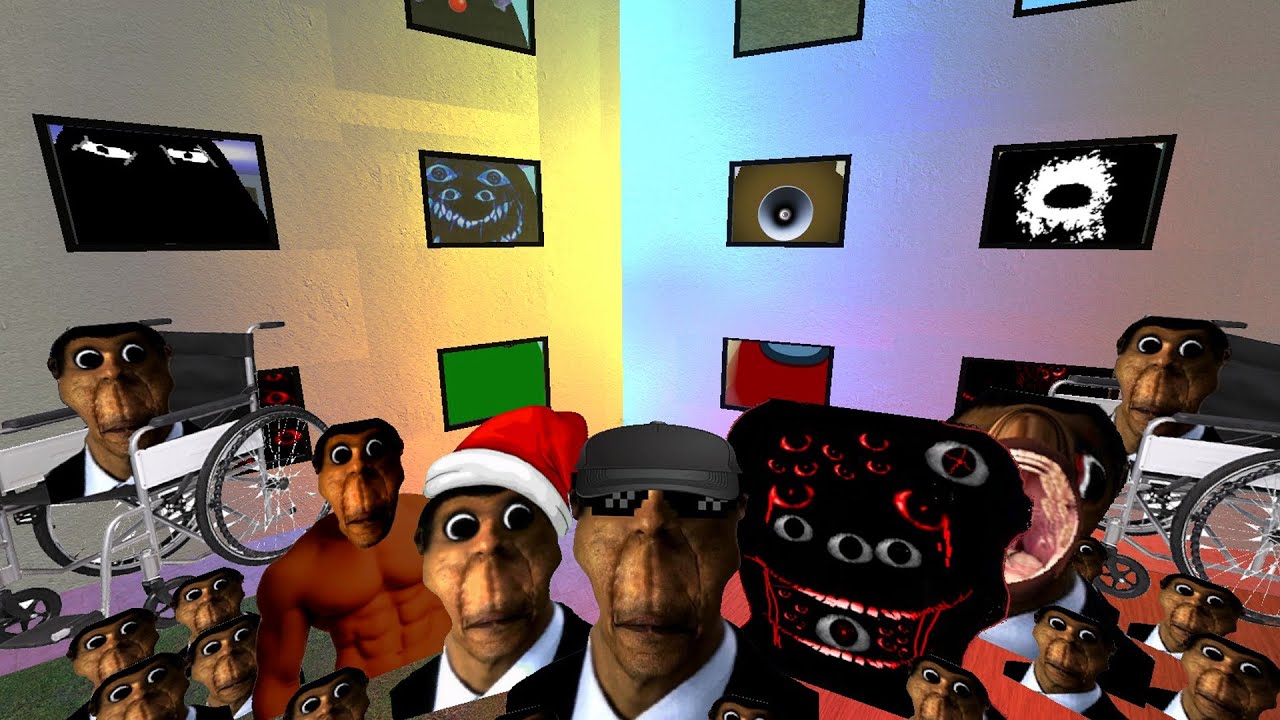 Obunga Family And Angry Munci Family Nextbot Gmod! - YouTube