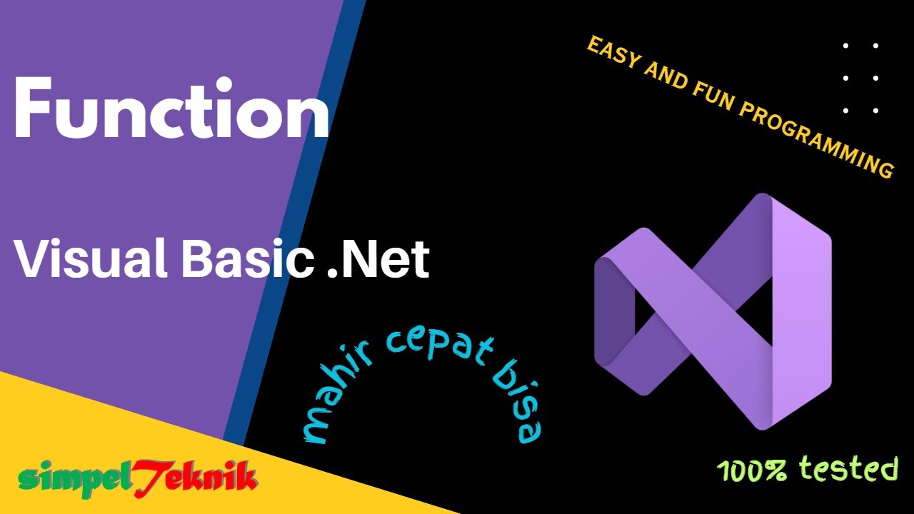 Cepat Mahir Visual Basic Function YouTube Cepat Mahir Visual Basic Function YouTube