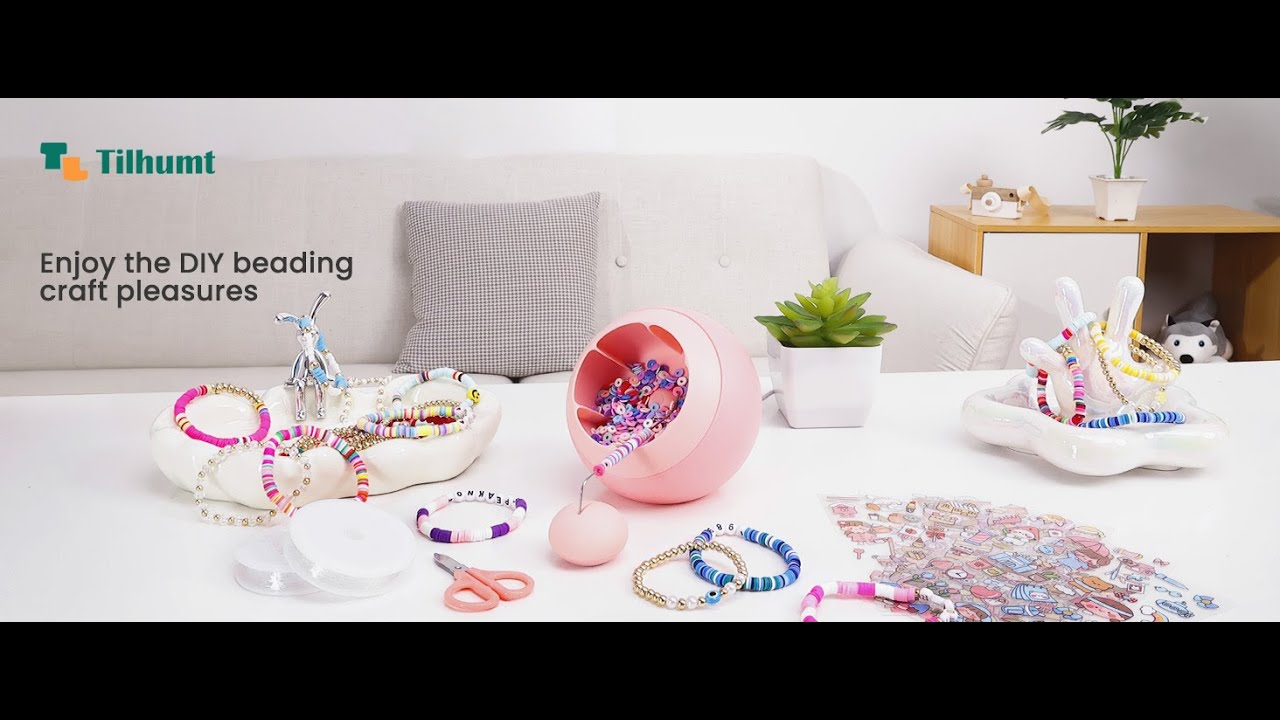 Usage of Tilhumt electric clay bead spinner - YouTube
