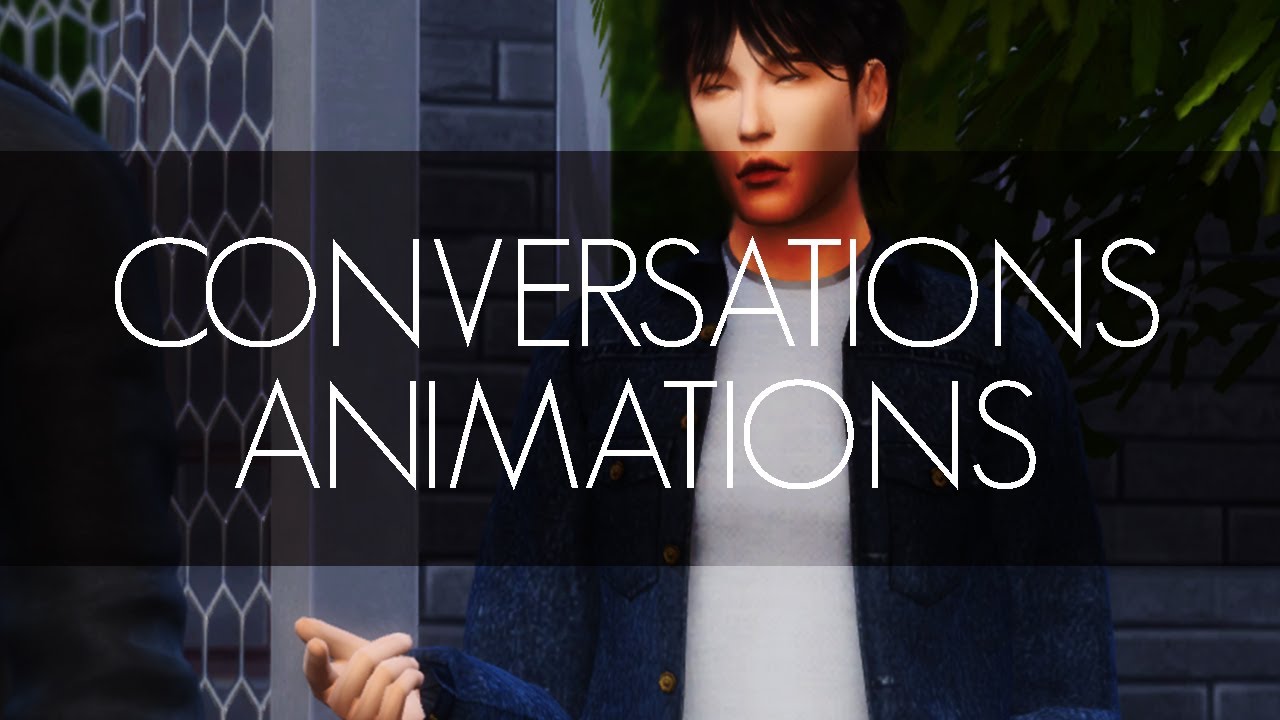 CONVERSATION ANIMATION PACK (UPDATE 0.5) | Sims 4 Animation (Download ...