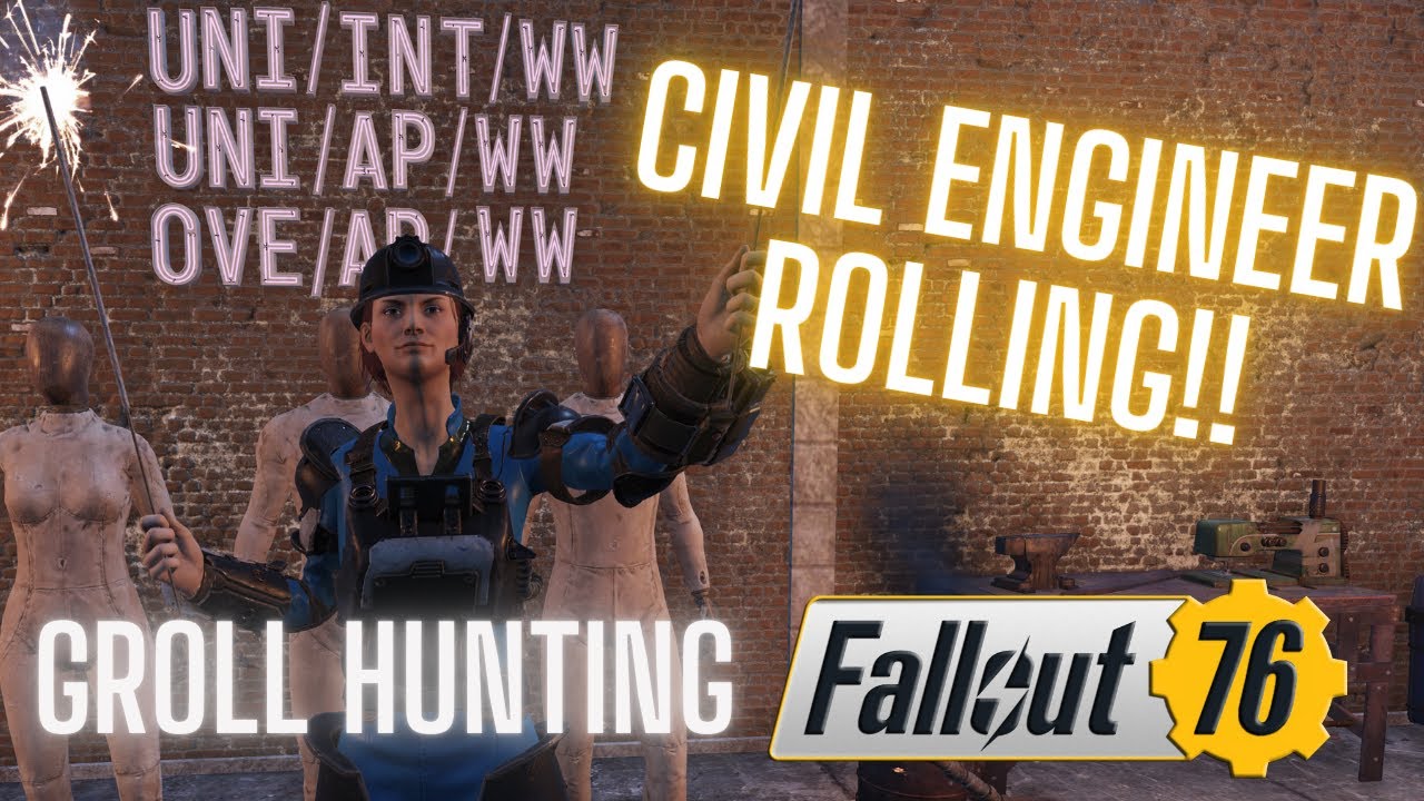 God Roll Civil Engineer Armor Hunt! | Fallout 76 - YouTube