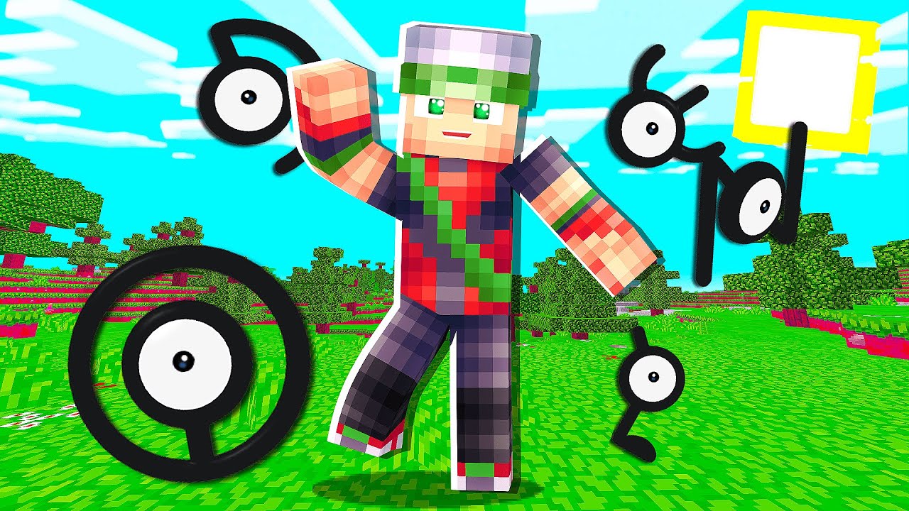 FINDING ALL UNOWN POKEMON IN MINECRAFT! | AnubisMC Pixelmon - YouTube