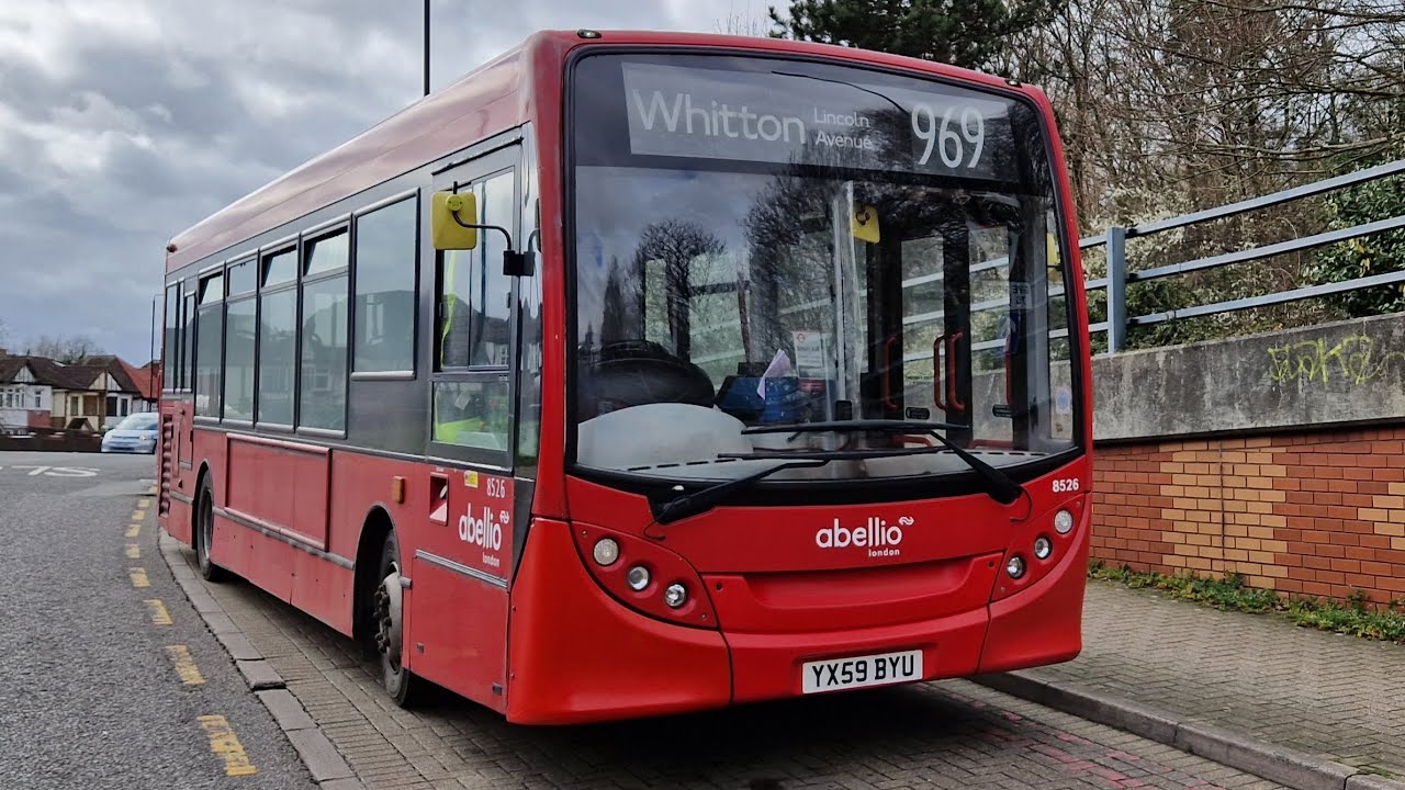 FULL JOURNEY | MOBILITY BUS 969 ROEHAMPTON VALE / ASDA - WHITTON ...